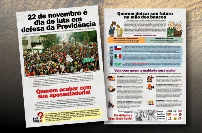 Centrais sindicais se mobilizam para o dia 22 em defesa da Previdência ... Centrais sindicais se mobilizam para o dia 22 em defesa da Previdência ...